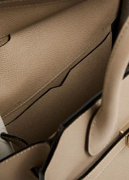 VALEXTRA Milano Two Handles Mini Bag