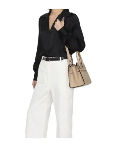 VALEXTRA Milano Two Handles Mini Bag