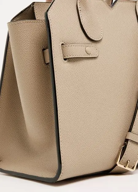 VALEXTRA Milano Two Handles Mini Bag