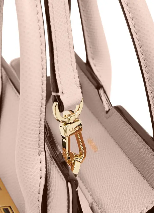 VALEXTRA Double Handle Shoulder Bag