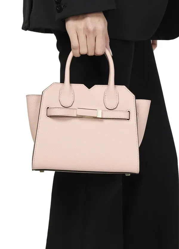 VALEXTRA Double Handle Shoulder Bag