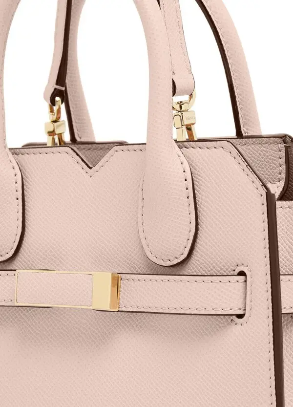 VALEXTRA Double Handle Shoulder Bag