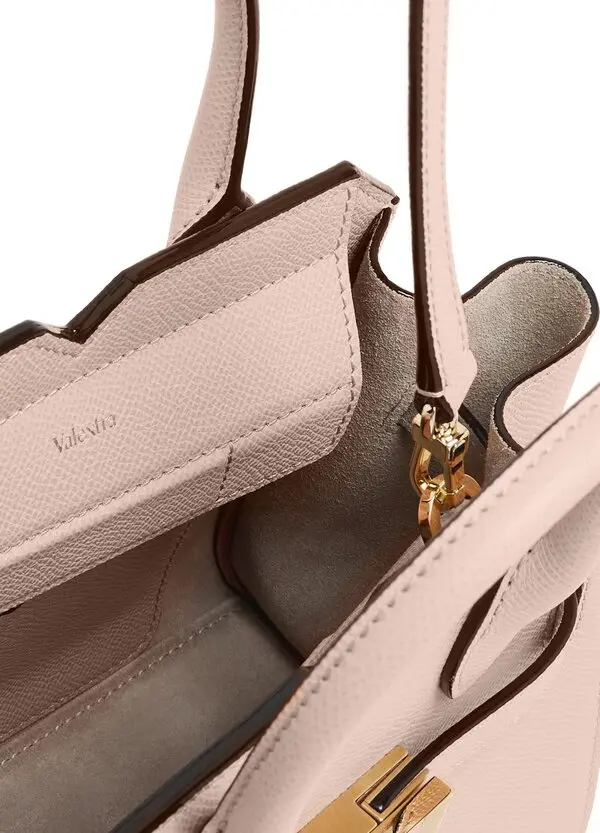 VALEXTRA Double Handle Shoulder Bag