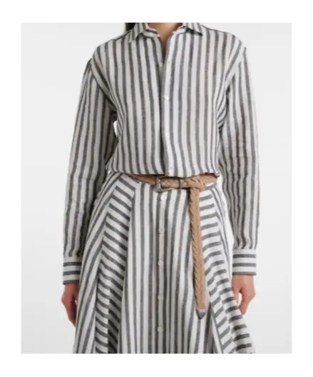 Ralph Lauren Capri Striped Linen Shirt