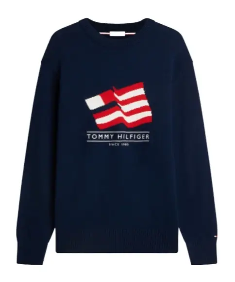 Tommy Hilfiger Crew Neck Long-sleeved Sweater