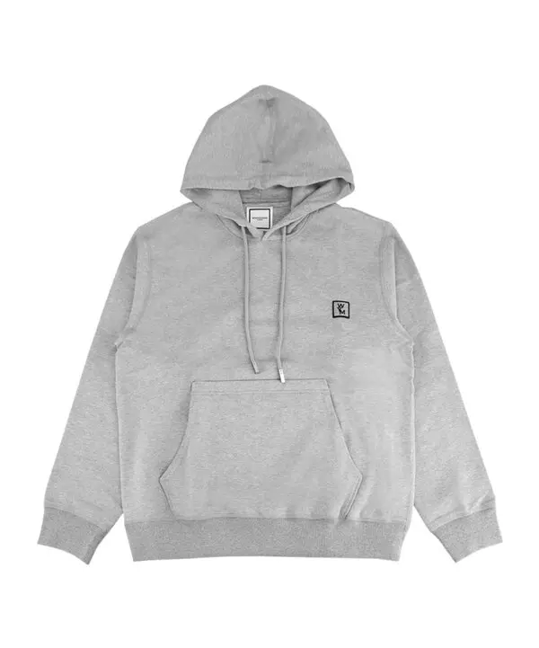 WOOYOUNGMI Long-sleeved Hooded Hoodie - Grey