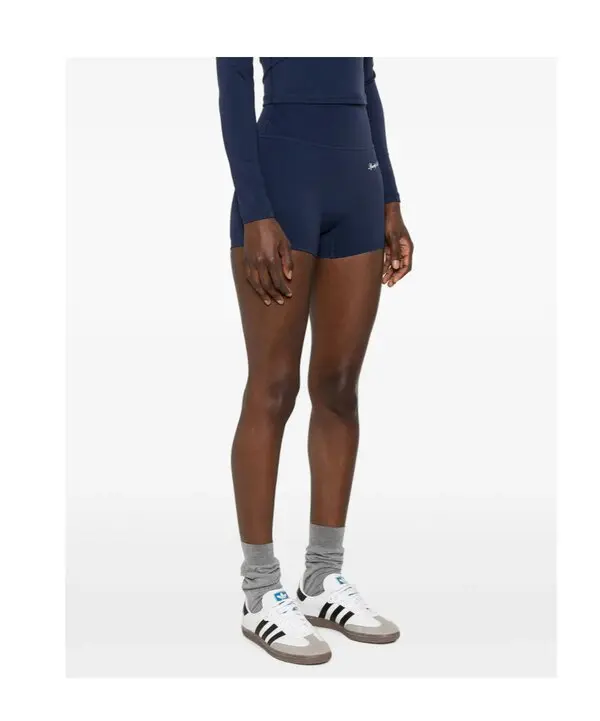SPORTY  RICH Sporty & Rich High-waisted Fitted Shorts