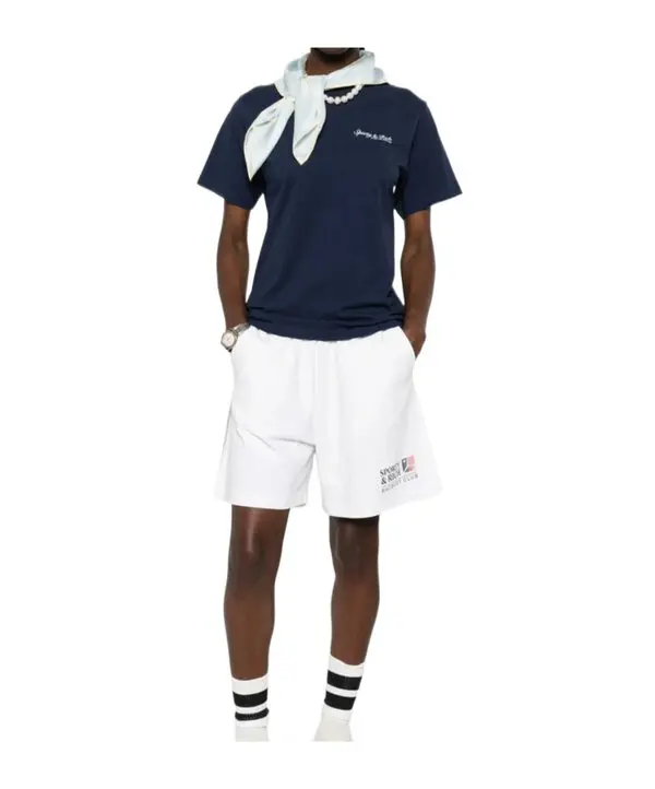 SPORTY  RICH Sporty & Rich Crewneck Short Sleeve T-shirt