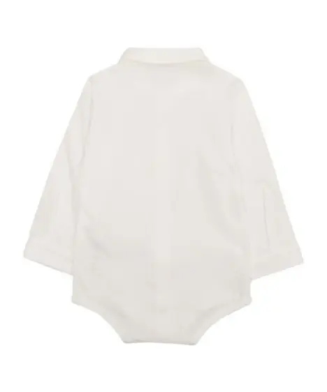 IL GUFO Long-sleeved Buttoned Bodysuit