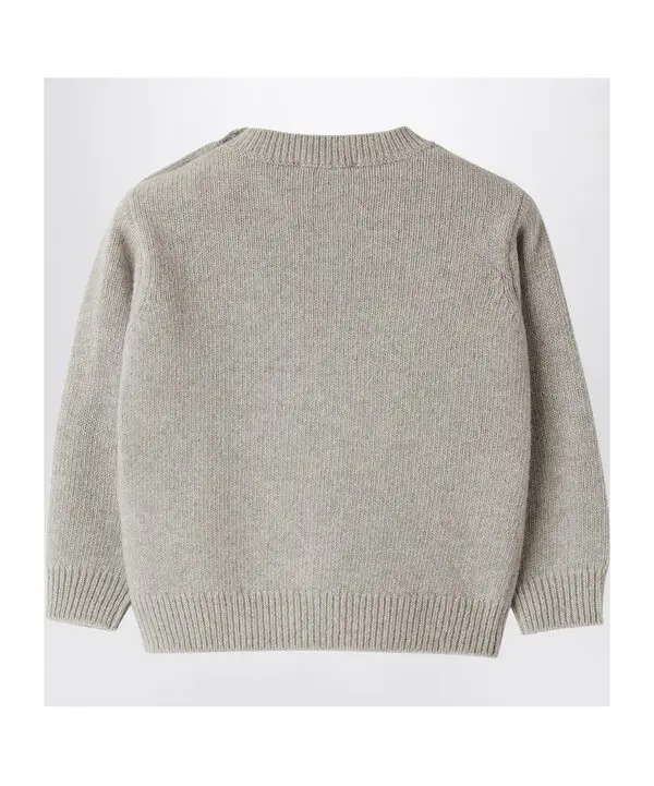IL GUFO Logo Embroidered Crewneck Jumper