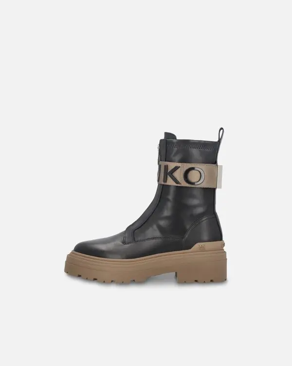 Pinko Logo Detailed Zipped Ankle Boots