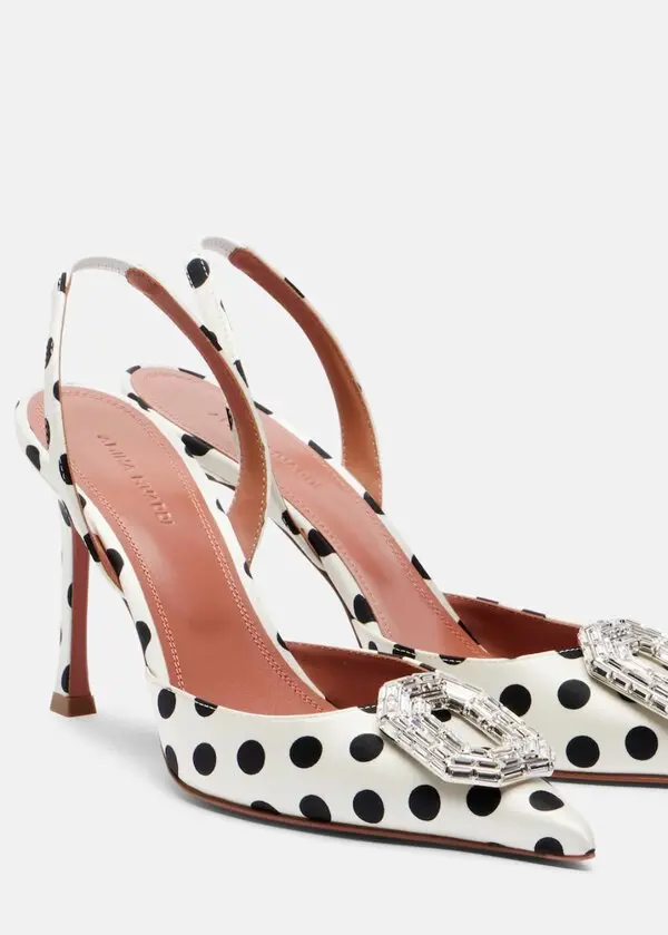 Amina Muaddi Pointed-toe High Heels