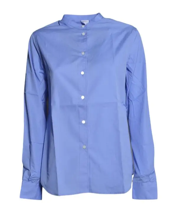 Aspesi Curved Hem Poplin Shirt