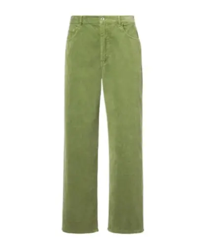 Auralee Cotton Corduroy Straight Leg Trousers