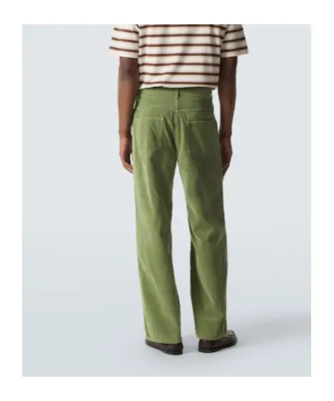 Auralee Cotton Corduroy Straight Leg Trousers
