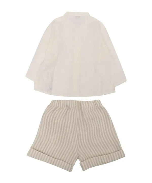 IL GUFO Embroidered Logo Stripe Detailed Tracksuit