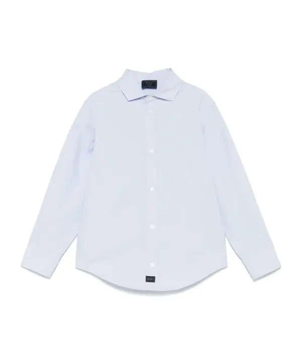 FAY Poplin Shirt - Light Blue