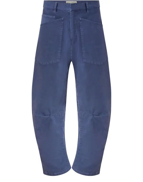 NILI LOTAN Wide-leg Casual Trousers