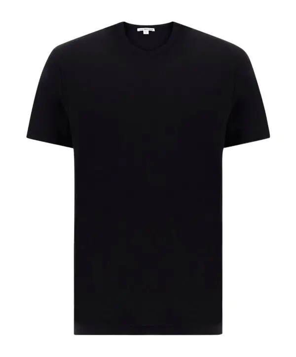 JAMES PERSE Crewneck Short-sleeved T-shirt - Black