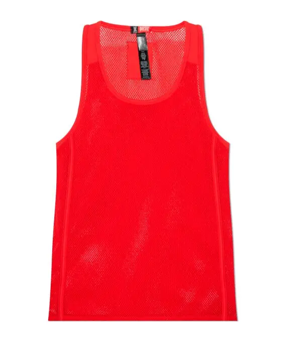 DIESEL® X Savage X Fenty Mesh Tank Top - Red