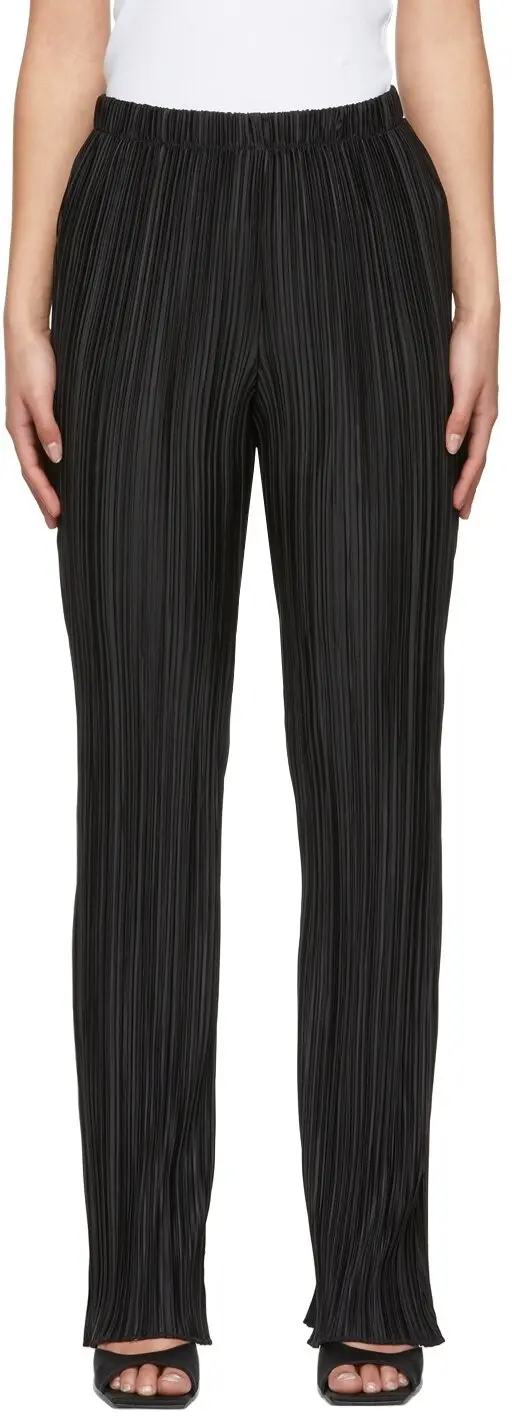 ANINE BING Billie Plissé Trousers