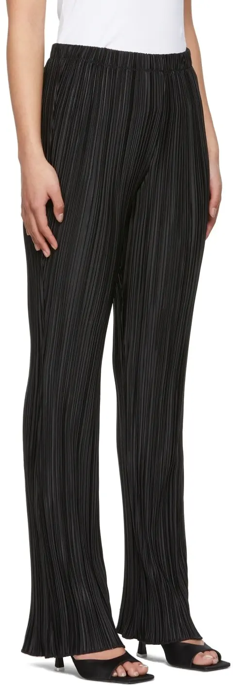 ANINE BING Billie Plissé Trousers