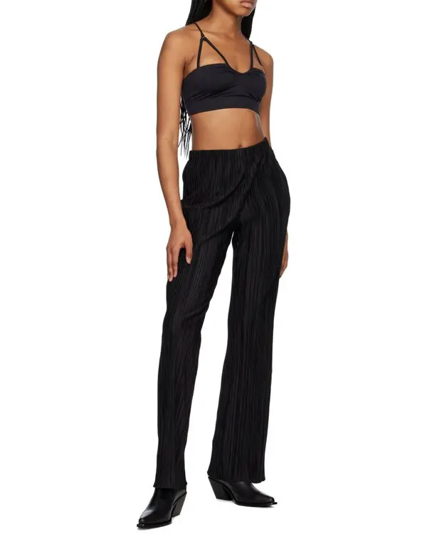 ANINE BING Billie Plissé Trousers