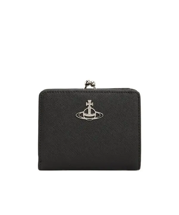VIVIENNE WESTWOOD Logo Plaque Wallet