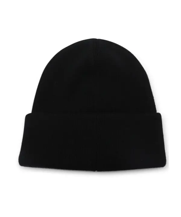 Moose Knuckles Logo Patch Knitted Beanie