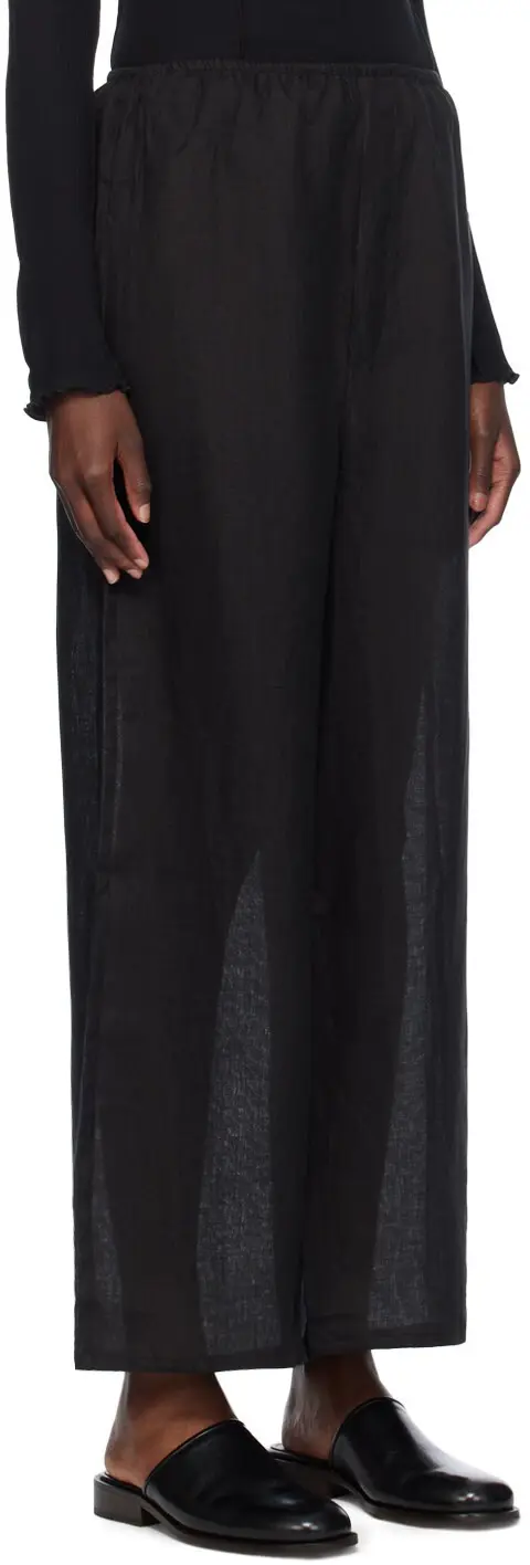 BASERANGE Domond Wide-leg Linen Trousers