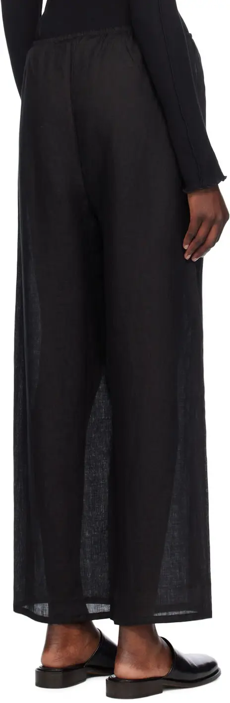 BASERANGE Domond Wide-leg Linen Trousers