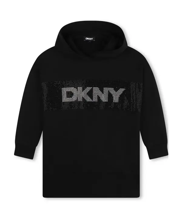 Dkny Hooded Long-sleeve Dress