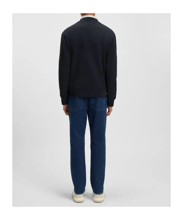 Hugo Boss Rubberised-logo Cotton Sweatshirt