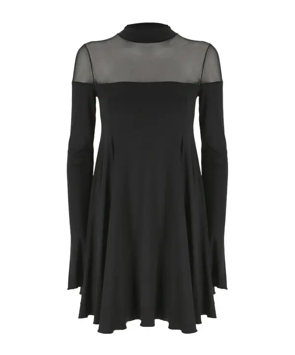 ANIYE BY Sheer Panel A-line Dress