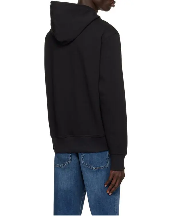 Hugo Boss Logo Printed Drawstring Hoodie