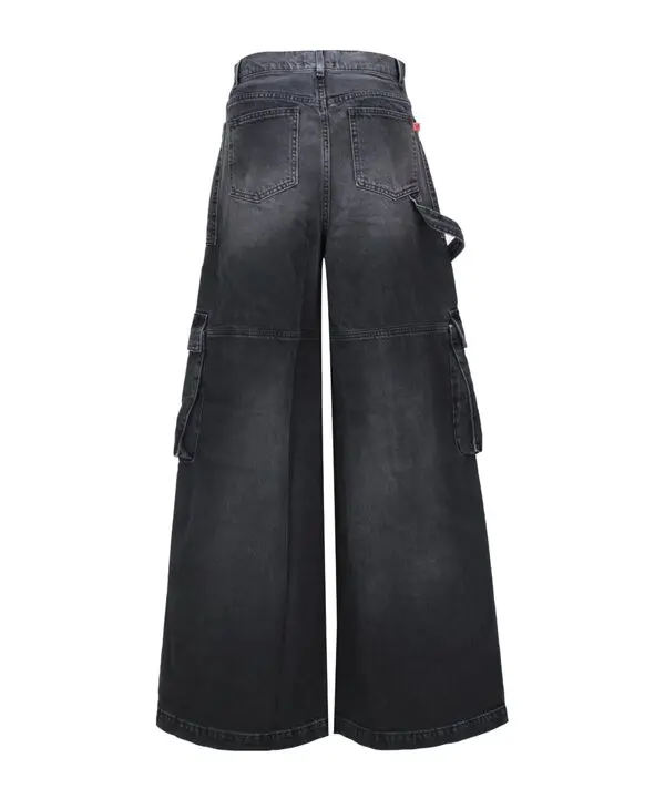 ANIYE BY Cargo Wide Leg Jeans
