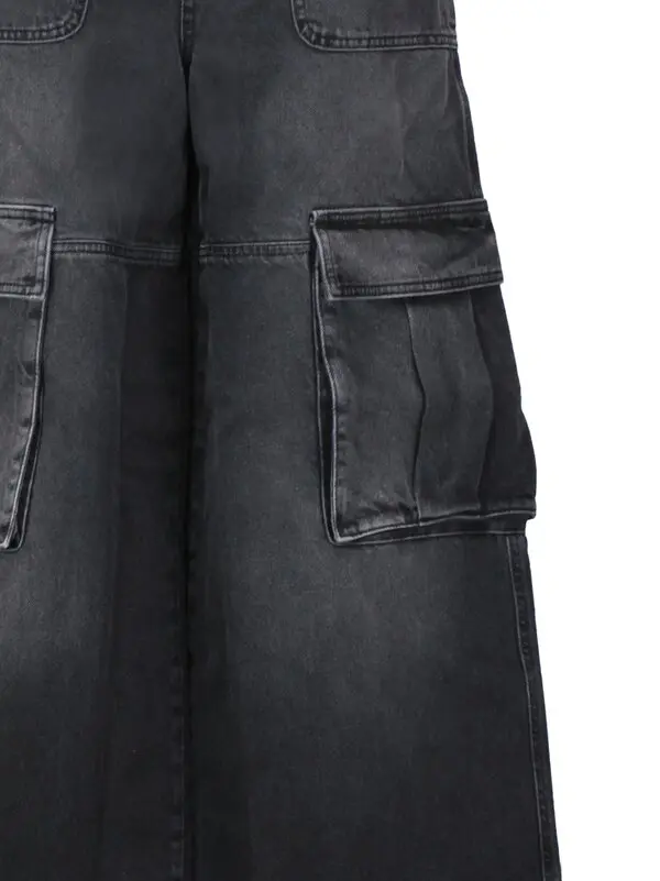 ANIYE BY Cargo Wide Leg Jeans