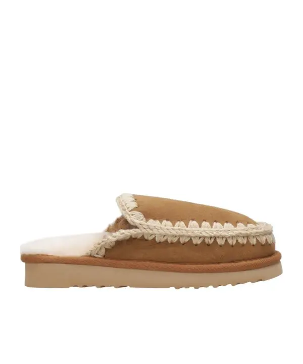 Mou Crochet Slip-on Sandals