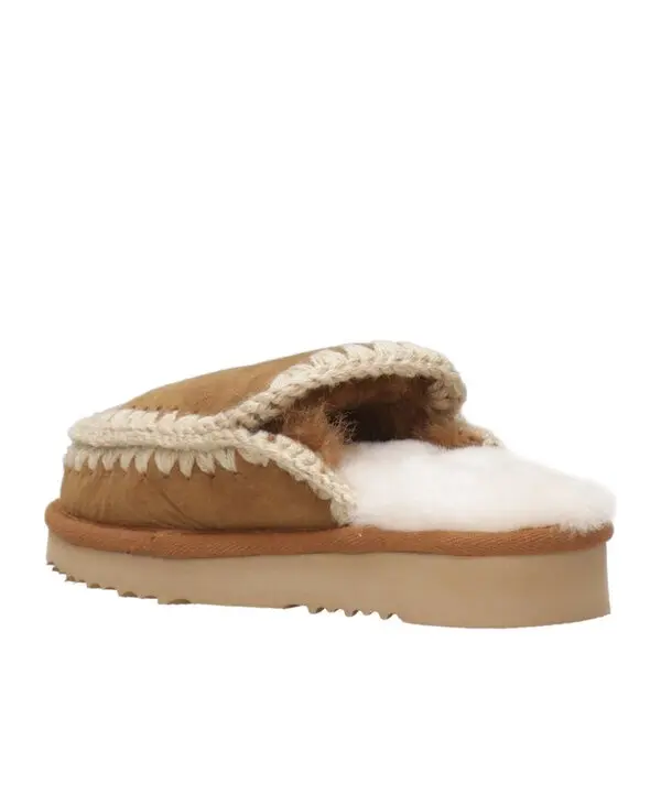 Mou Crochet Slip-on Sandals
