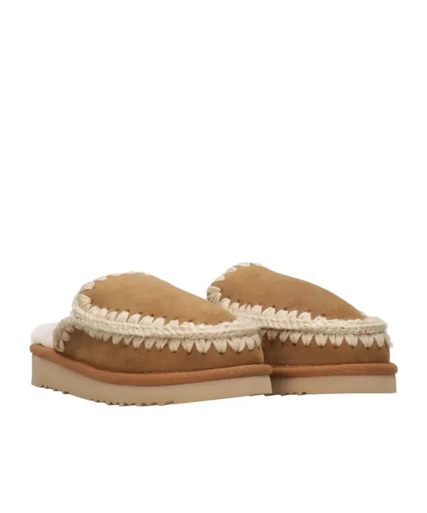 Mou Crochet Slip-on Sandals