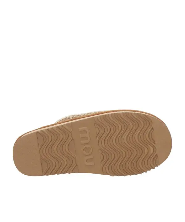 Mou Crochet Slip-on Sandals
