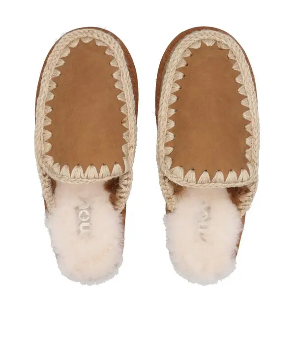 Mou Crochet Slip-on Sandals