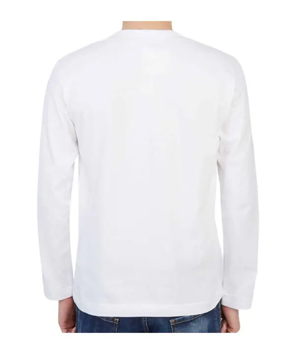 Play Comme Des Garcon Logo-appliqu Cotton T-shirt