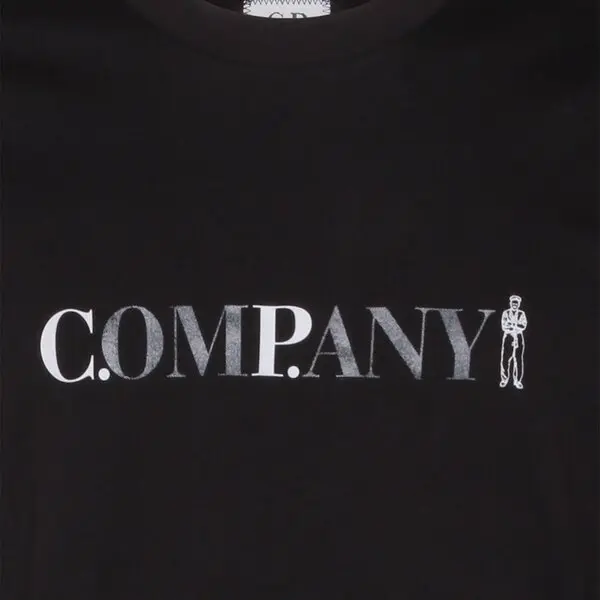 C.P. COMPANY Logo Printed Crewneck T-shirt