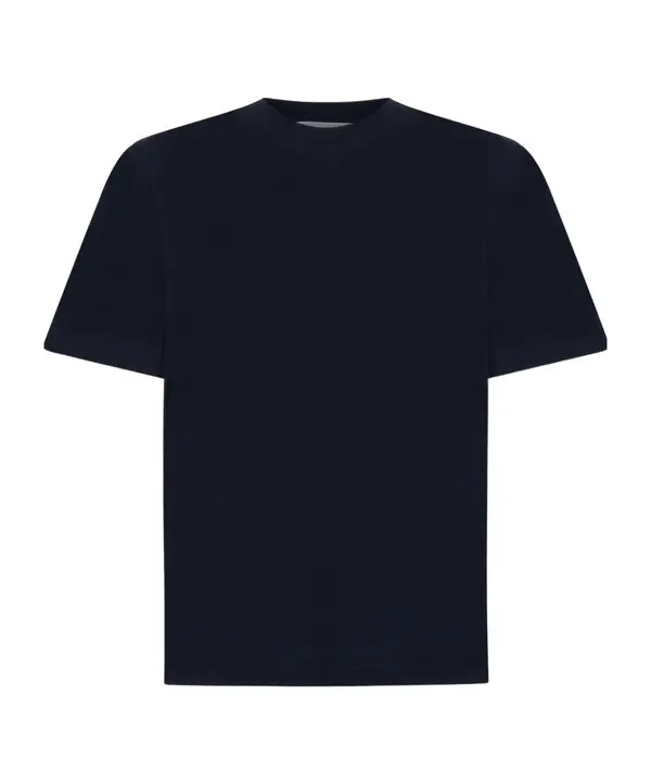 Studio Nicholson Logo Printed Crewneck T-shirt - Dark Blue