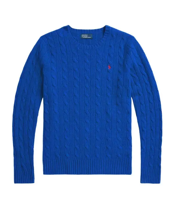 Polo Ralph Lauren Pony Embroidered Cable-knit Jumper