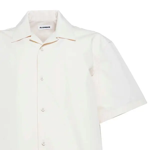 JIL SANDER Short-sleeved Poplin Shirt