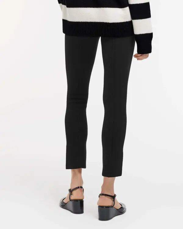 BARRIE Pleated Wool Cashmere Leggings