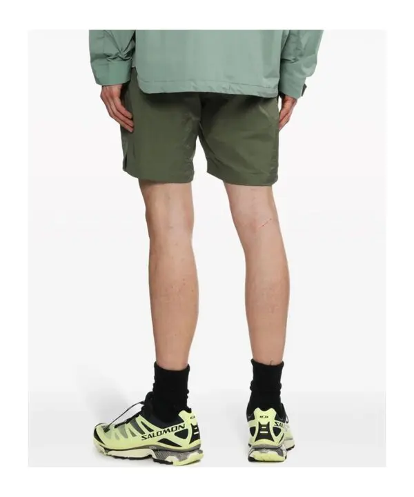 SUNFLOWER Elastic Waist Shorts With Zippered Back Pocket