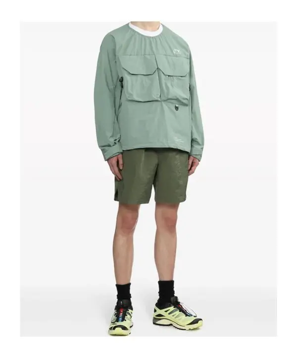 SUNFLOWER Elastic Waist Shorts With Zippered Back Pocket